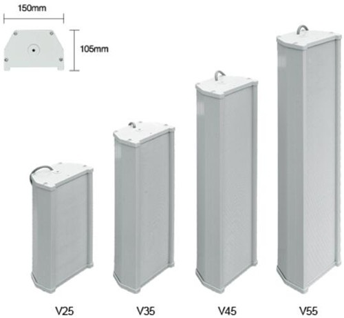 Type V Full Aluminium Outdoor Column Speaker V25 V35 V45 V55